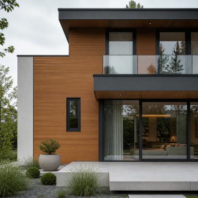 China Co-Extruded WPC Cladding Boards Fade Resistant for Outdoor Facade Walls for sale