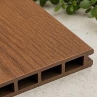 China Outdoor WPC Exterior Facade Siding Panel Waterproof Wood Plastic Wall Cladding for sale