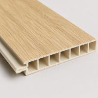 China 500mm V-Groove PVC Wall Panel for Office HD Film Waterproof Wall Panel for sale