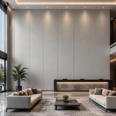 China 800mm Wide V-Groove PVC Wall Panel for Hall Extra Large Wall Panel for sale