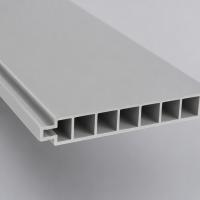 China 800mm Wide V-Groove PVC Wall Panel for Hall Extra Large Wall Panel for sale