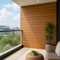 China Fade Proof UV Resistant WPC Wall Boards for Outdoor Patio Garden Walls for sale