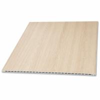 China Oak Wood Look SPC Wall Panels for Living Room TV Accent Wall Decorative Cladding for sale