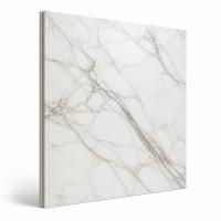 China Calacatta White Marble SPC Wall Panels Gold Vein Waterproof Click Lock Wall Panel for sale