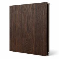 China 3D Embossed Walnut Wood SPC Wall Panels Waterproof Textured Stone Composite Wall Cladding for sale