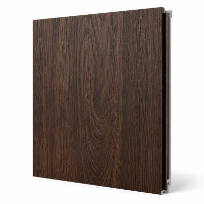 China 3D Embossed Walnut Wood SPC Wall Panels Waterproof Textured Stone Composite Wall Cladding for sale