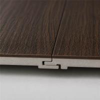 China 3D Embossed Walnut Wood SPC Wall Panels Waterproof Textured Stone Composite Wall Cladding for sale