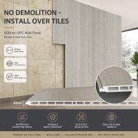 China Commercial Renovation SPC Wall Panels No Demolition Overlay Tiles Waterproof for sale