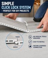 China Mold Resistant Moisture Proof Basement SPC Wall Panels Click Lock Over Concrete for sale