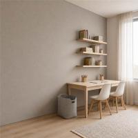 China Soft Touch Matte SPC Wall Panels Beige Grey Velvet Finish Waterproof Interior Cladding for sale