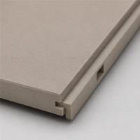 China Soft Touch Matte SPC Wall Panels Beige Grey Velvet Finish Waterproof Interior Cladding for sale