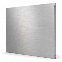 China Brushed Silver Metal SPC Wall Panels Metallic Look Waterproof Interior Wall Cladding for sale
