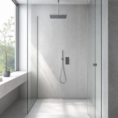 China PVC Wall Panels Wet Areas Moisture Proof Mold Resistant Bathroom Shower Cladding for sale