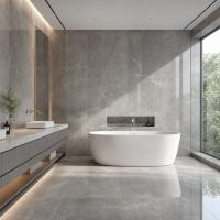 China Bathroom PVC Wall Panel Waterproof Shower Cladding Moisture Proof Wet Room Board for sale