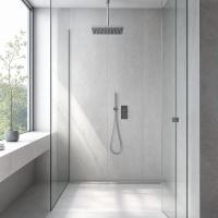 China Bathroom PVC Wall Panel Waterproof Shower Cladding Moisture Proof Wet Room Board for sale
