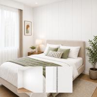 China 8mm Quick Install PVC Wall Panel 400mm Wide Waterproof for Rental Apartment Renovation for sale