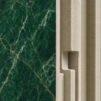 China Verde Green Marble SPC Wall Panels White Gold Vein Waterproof Interior Cladding for sale
