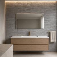 China Natural Grey Slate Stone Texture SPC Wall Panels Waterproof Interior Cladding for sale