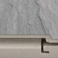 China Natural Grey Slate Stone Texture SPC Wall Panels Waterproof Interior Cladding for sale