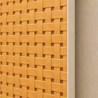 China Rattan Woven Cane Texture SPC Wall Panels Waterproof Interior Wall Cladding for sale