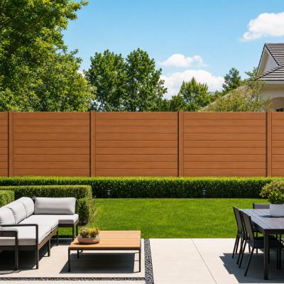 China Rigid Core WPC Fence Board 180x24mm Second Generation Privacy Fence Wall Panel for sale
