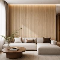 China Rigid Core WPC Wall Cladding Panel 155x20mm Snap Tongue Groove Interior Wall for sale