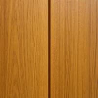 China 600mm V-Groove PVC Wall Panel for Balcony Wood Grain Wall Panel for sale