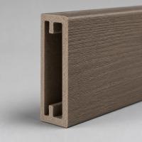 China WPC Louver Screen Panel 150mm Air Conditioner Cover Grille Outdoor Wall Cladding for sale