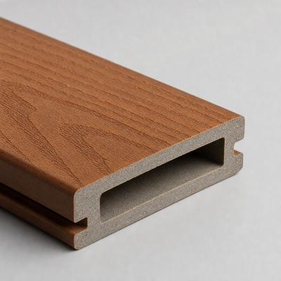 China WPC Pergola Louver Panel Wood Grain Sun Shade Screen for Garden Patio Wall Cladding for sale