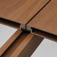 China WPC Pergola Louver Panel Wood Grain Sun Shade Screen for Garden Patio Wall Cladding for sale
