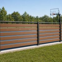 China WPC Fence Panel for School Kindergarten Outdoor Playground Safety Fence Wall Cladding for sale