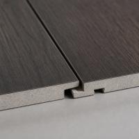 China Smoked Oak SPC Wall Panels Waterproof Interior Wall Cladding for Cafe Restaurant Hospitality Fit Out for sale