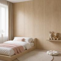 China E0 Low Emission SPC Wall Panels Kids Room Nursery Safe Indoor Wall Cladding Easy Clean for sale