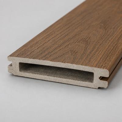 China WPC Outdoor Kitchen Wall Panel 155x20mm Waterproof BBQ Area Cladding Board for sale