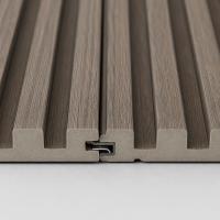 China WPC Fluted Exhibition Booth Wall Panel Reusable Display Cladding for Trade Show for sale