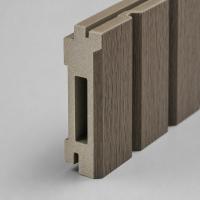 China WPC Fluted Exhibition Booth Wall Panel Reusable Display Cladding for Trade Show for sale