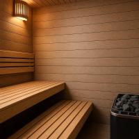 China WPC Sauna and Spa Wall Cladding 155x20mm Moisture Proof Waterproof Wall Panel for sale