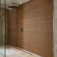 China WPC Sauna and Spa Wall Cladding 155x20mm Moisture Proof Waterproof Wall Panel for sale