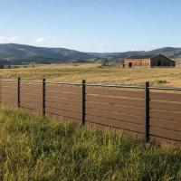 China WPC Farm and Ranch Fence Panel 180x24mm Weatherproof Boundary Fencing Cladding for sale