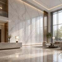 China 9mm Mirrored Ultra Gloss PVC Wall Panel 800mm Hotel Lobby Accent Cladding for sale