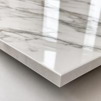 China 9mm Mirrored Ultra Gloss PVC Wall Panel 800mm Hotel Lobby Accent Cladding for sale
