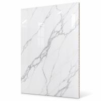 China 9mm Mirrored Ultra Gloss PVC Wall Panel 800mm Hotel Lobby Accent Cladding for sale