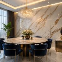 China 9mm Mirror Finish PVC Wall Panel 600mm Glossy Living Room TV Feature Board for sale