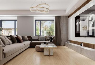 China Natural Oak And Grey Oak SPC Flooring Waterproof Rigid Core Click Lock Plank 1220x180mm for sale