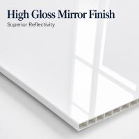 China High Gloss White PVC Ceiling Panels - Moisture Resistant Anti-Mold Cladding for sale