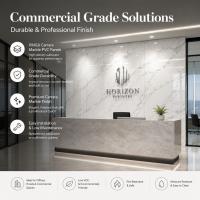 China Carrara Marble Finish PVC Wall Panel - Waterproof Bathroom & Shower Cladding for sale