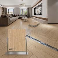 China 4mm Herringbone SPC Flooring Click Lock Waterproof Rigid Core 600x120mm 16 Colors for sale