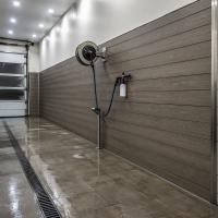 China WPC Wall Panel for Car Wash and Service Station Waterproof Wall Cladding for sale