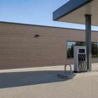 China WPC Wall Panel for Car Wash and Service Station Waterproof Wall Cladding for sale