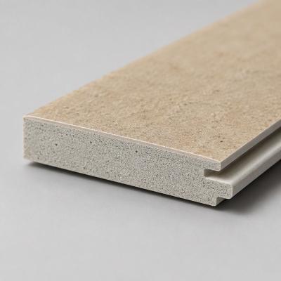 China Warm Sandstone SPC Wall Panels for Salon and Beauty Studio Interior Cladding for sale